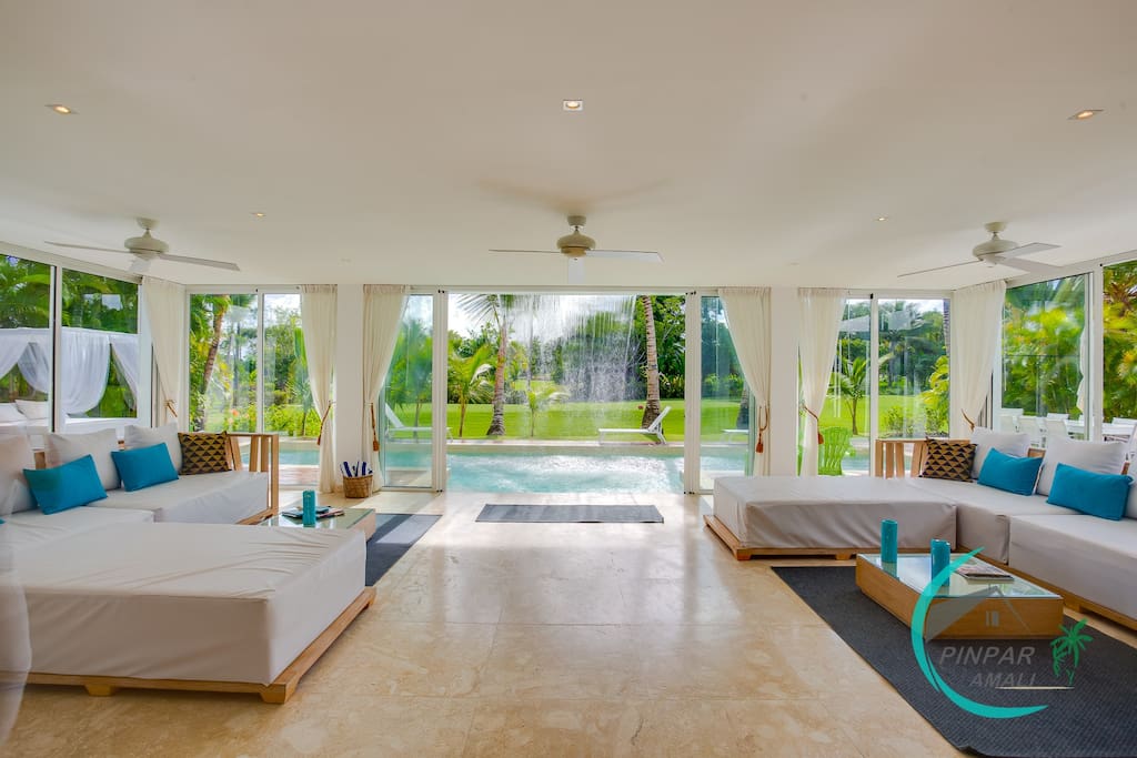 Luxury Villa Waterfall, Cocotal Golf, 5BR, Maid, Pool - the Dominican ...