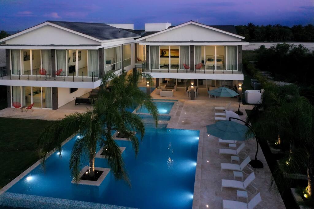 Cap Cana Villa for Rent - Fantastic Ultra New Oceanfront Villa in DR