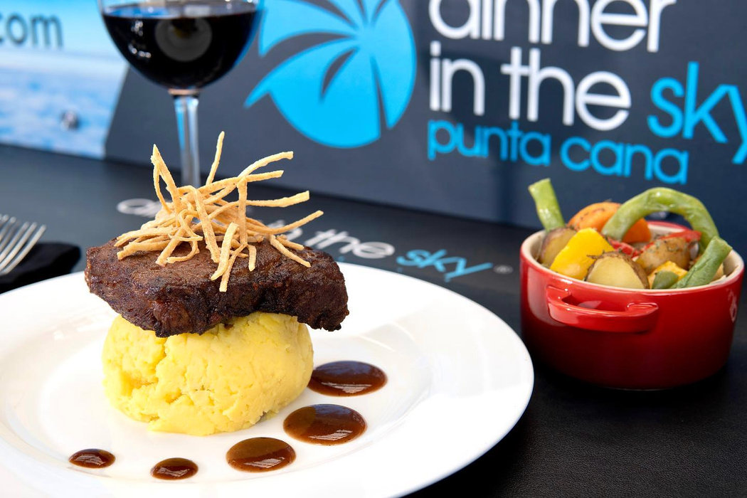 Dinner In The Sky in Punta Cana - Top Chef Cuisine 150 Feet Up