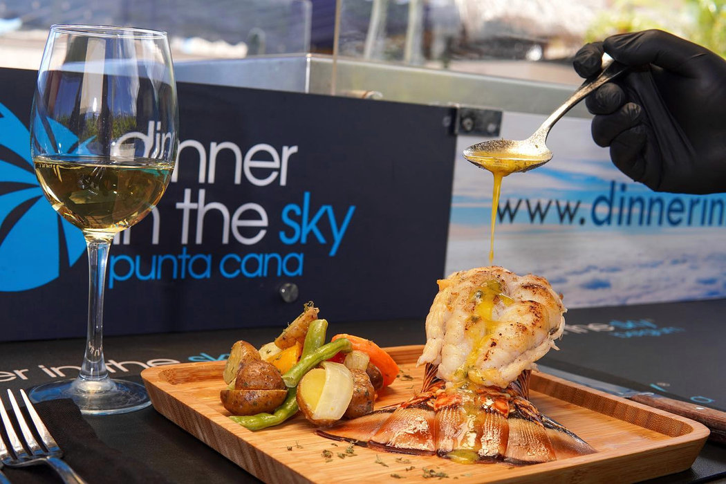 Dinner In The Sky in Punta Cana - Top Chef Cuisine 150 Feet Up
